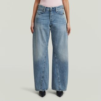 G-Star Contor Wide Jeans - Mittelblau - Damen