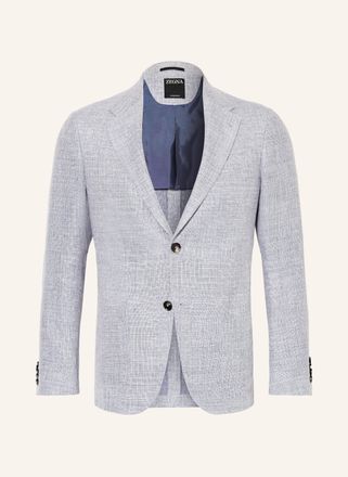 Ermenegildo Zegna Zegna Leinensakko Extra Slim Fit blau