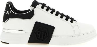Philipp Plein Homme, Chaussures, Blanc, Taille: 44 EU Phantom Kick$ Low-top Baskets