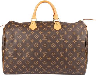 Louis Vuitton Crossbody Bags - Louis Vuitton Canvas Monogram Speedy 40 Handbag - Gr. unisize - in Braun - f&uuml;r Damen
