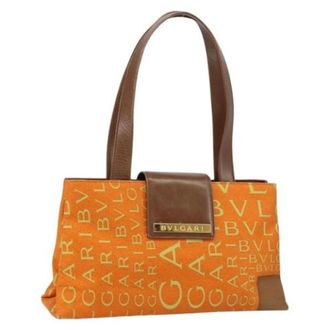 Bulgari Pre-owned Nylon Handtasche - - Pre-owned - Damen - Orange - ONE SIZE