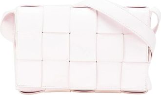 Bottega Veneta Pre-owned The Pouch Intrecciato Shoulder Bag - Femme - Pre-owned - Rose - Taille: ONE Size