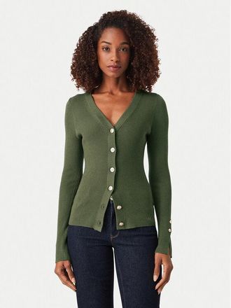 Guess Strickjacke W6YR11 Z0950 Khakifarben Slim Fit