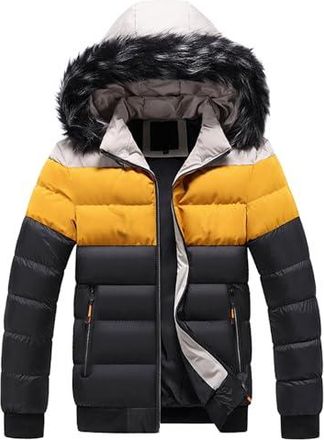 Generic Doudoune Homme Hiver Pais Veste Moto Coupe-Vent De Travail MatelasséE Manches Longues sans Capuche Bomber Jacket Automne Duvet Ultra LéGèRe Streetwear