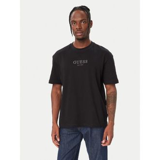 Guess T-Shirt M6BI55 K6192 Schwarz Oversize