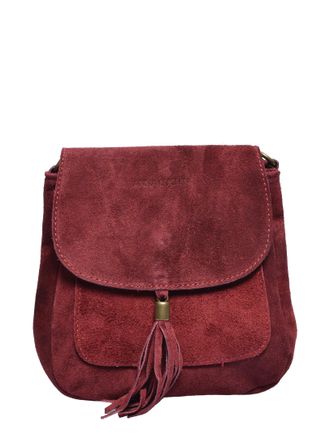 Anna Luchini Weinfarbe Rindsledertasche