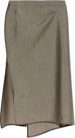 Victoria Beckham Femme, Jupes, Gris, Taille: 38 FR Midi Skirts