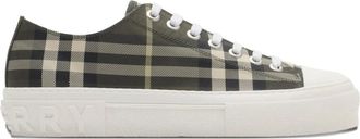 Burberry Homme, Chaussures, Brun, Taille: 42 EU Check Baskets