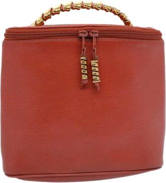 Loewe Pre-owned Cuir sacs-main - Femme - Pre-owned - Orange - Taille: ONE Size