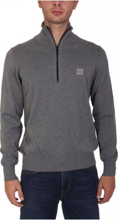 HUGO BOSS Homme, Pulls, Gris, Taille: 2XL Boss - V&ecirc;tements en maille > V&ecirc;tements longs en maille