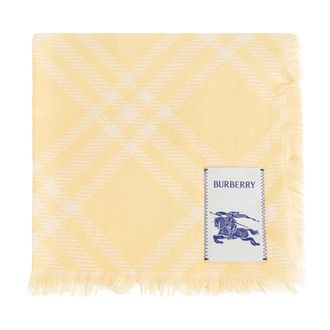 Burberry unisex, Accessoires, Jaune, Taille: ONE Size &Eacute;charpe avec &eacute;cusson logo