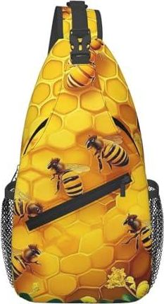 Generic Bees And Beehive Sac &agrave; bandouli&egrave;re de voyage pour homme Sac &agrave; dos de randonn&eacute;e