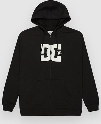 DC Star Sweat &agrave; capuche zipp&eacute; noir
