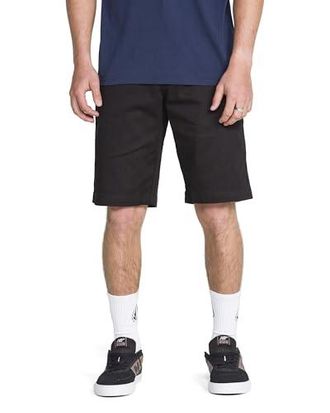 Volcom Short Chino d&eacute;contract&eacute; V Monty pour Homme, Noir, 33W