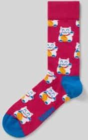 Happy Socks Socken im Allover-Look Modell Lucky Neko