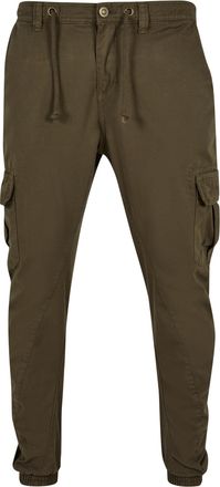 Urban Classics Herren Cargo Jogging Pants - Regular Fit Jogger mit Cargo-Taschen, Baumwolle, Tapered Schnitt, ideal f&uuml;r Freizeit, Streetwear & Alltag,Olive,XS