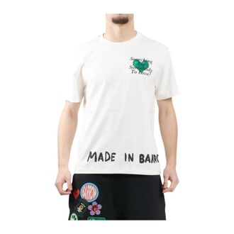 Barrow Kurz&auml;rmeliges Fashion T-Shirt - - Tops - Herren - Wei&szlig; - L