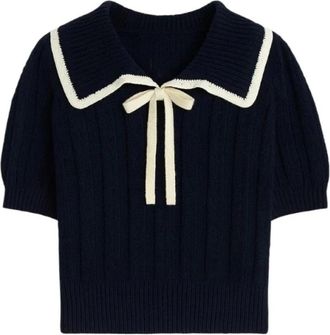 Rixo Rixo, Femme, Pulls, Bleu, Taille: 38 FR Pippa Top