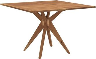 vidaXL Vidaxl - Table de jardin carrée 110x110x75 cm bois dacacia solide