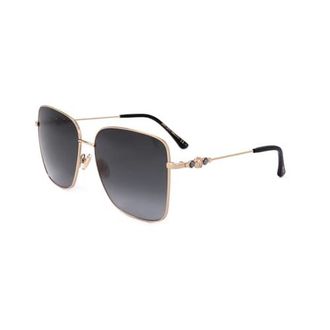 Jimmy Choo London Lunettes de Soleil HESTER/S 2M2 BLACK GOLD 59/15/145 Femme