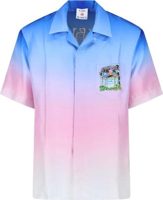 Casablanca Hemd Volcano Print