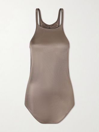 Rick Owens Metallic Jersey Tank - Gray