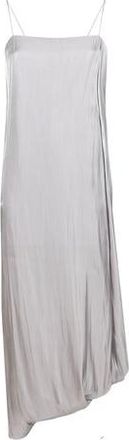 Helmut Lang Robe caraco brillante &agrave; ourlet ballon asym&eacute;trique