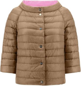 Herno Femme, Vestes, Brun, Taille: 38 FR Piumino Cappa Double Face