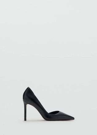 Mango Chaussures talon asym&eacute;triques noir - Femme - 35 - MANGO