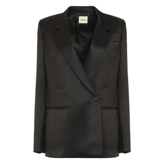 Khaite Willow Double Breasted Blazer - - Jackets - Damen - Schwarzk - 2XS