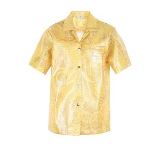 Etro Femme, Blouses et Chemises, Jaune, Taille: 36 FR Chemise Imprim&eacute;e en Nylon