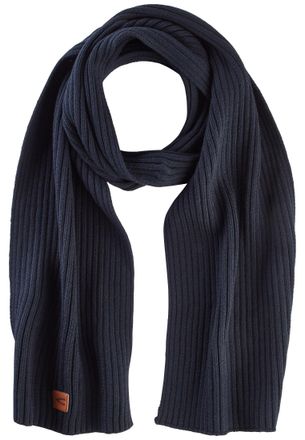 Camel Active Herren Schal aus einem Baumwoll-Kaschmir-Mix Nachtblau, menswear-OS