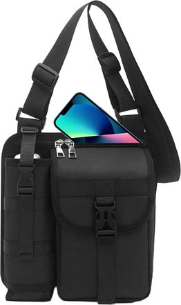 Generico Brusttasche f&uuml;r Camping und Outdoor, wasserdichte Tasche mit Flaschenhalter f&uuml;r Sport, Fitnessstudio, Schule, Arbeit und Reisen