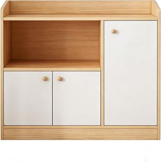 Generic Sideboard, in DREI Farben erh&auml;ltlich Multifunktionaler Schrank mit verl&auml;ngerter Arbeitsplatte Gro&szlig;z&uuml;giger Stauraum in Mehreren Ebenen Passt zu verschi