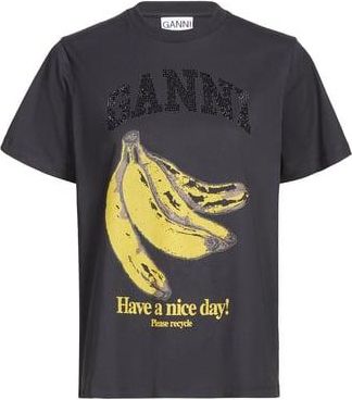 Ganni T-shirt &agrave; motif
