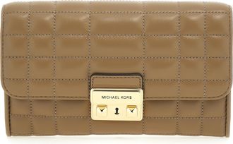 Michael Kors Women Lg Wllt On CHN Xbody Hand Bag, Husk