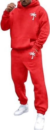 Generic Surv&ecirc;tement Homme Ensemble 2 Pi&egrave;ces Sweats &Agrave; Capuche et Pantalon de Sport Manches Longues Sportswear Survetement Hiver Casual Elegante Streetwear Tenu