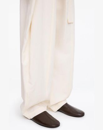 Arket Lederballerina -Braun