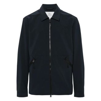Woolrich Soft Shell Overshirt - - Jackets - Herren - Blau - 2XL