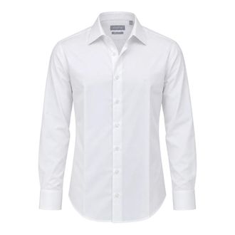 Michael Kors Strukturierte Dobby Modernes Hemd - - Shirts - Herren - Wei&szlig; - 2XL