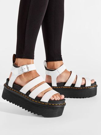 Dr. Martens Sandalen Dr. Martens Blaire Quad 27296100 Wei&szlig;