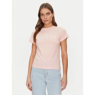 Guess T-Shirt V5GI15 J1314 Rosa Shirt Fit