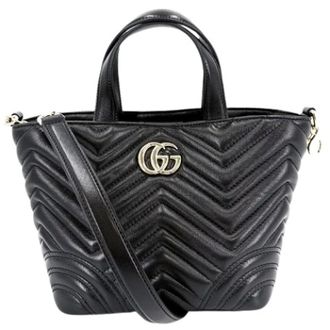 Gucci Sac bandouli&egrave;re vintage Pre-owned - Femme - Pre-owned - Noir - Taille: ONE Size