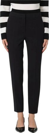 Max Mara Femme, Pantalons, Noir, Taille: 38 FR Pantalon Droit