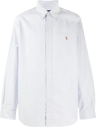 Polo Ralph Lauren Homme, Chemises, Bleu, Taille: XL Chemise Oxford Coupe Personnalis&eacute;e