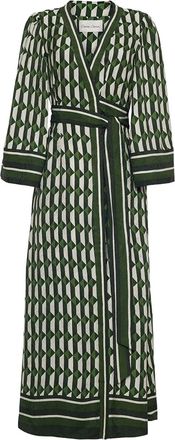 Cara Cara robe portefeuille Woodford - Vert