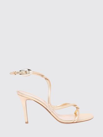 Gianvito Rossi Sandales Jungle Mamba en nappa lamin&eacute; avec talon haut