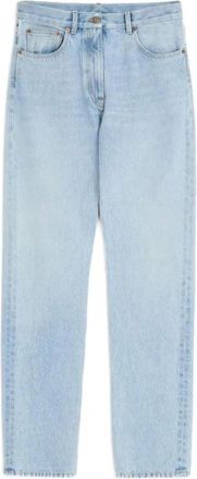 Valentino Garavani Femme, Jeans, Bleu, Taille: W26 Jean Droit Taille Haute