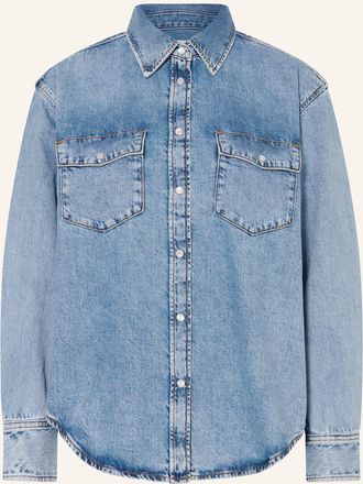 GANT Jeansbluse blau