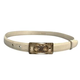 Celine Ceinture standard Pre-owned - Femme - Pre-owned - Beige - Taille: ONE Size